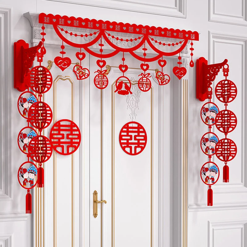 Chinese-Wedding-Ideas-Decoration-Chinese-Marriages-Hanging-Banner-Wall ...