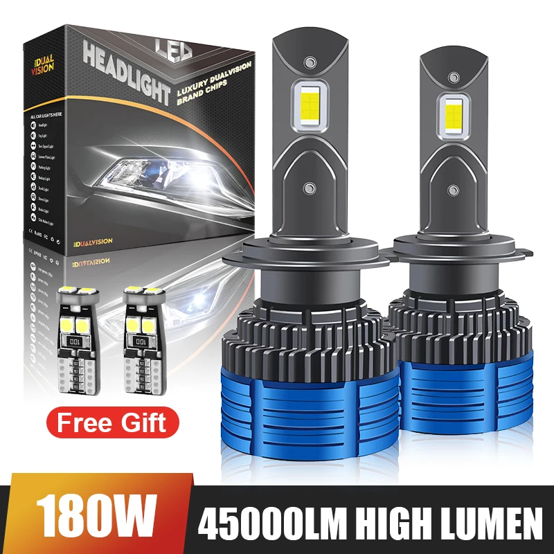 H4-H7-LED-Canbus-Headlight-Bulbs-180W-45000LM-High-Power-9005-HB3-With ...