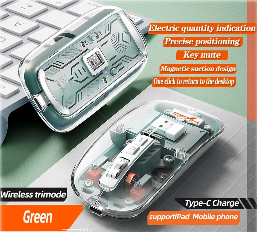 Portable-Transparent-Wireless-Mouse-Transparent-Wireless-Mouse ...