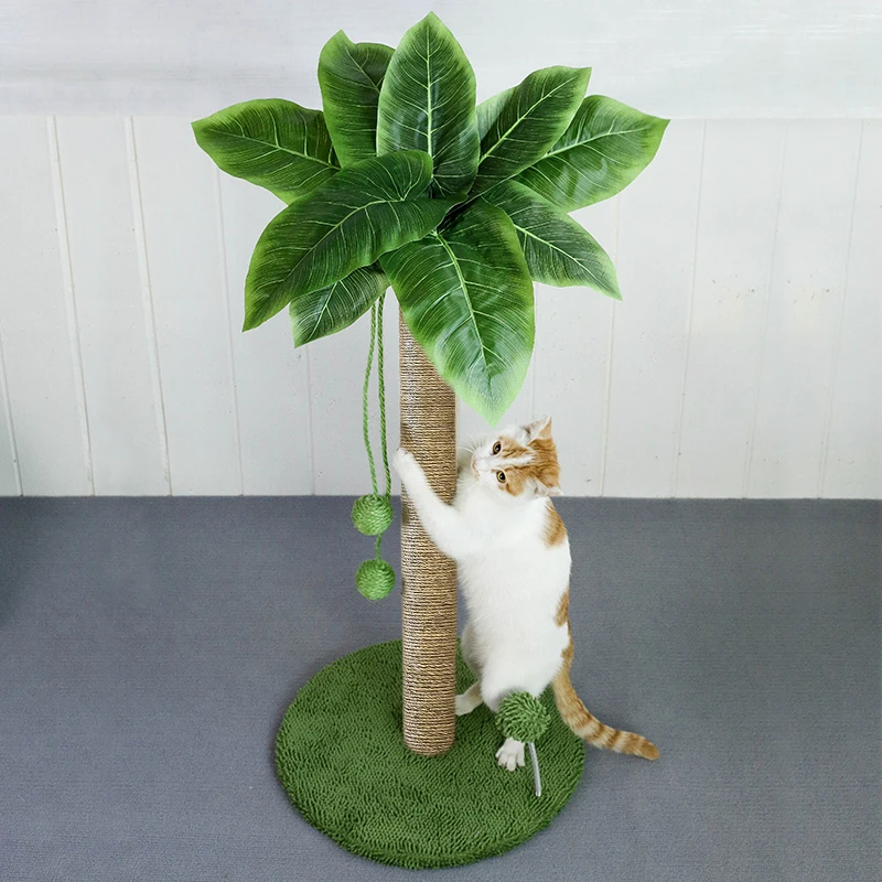 Cat-Scratching-Post-with-Premium-Sisal-Rope-2-Interactive-Dangling ...