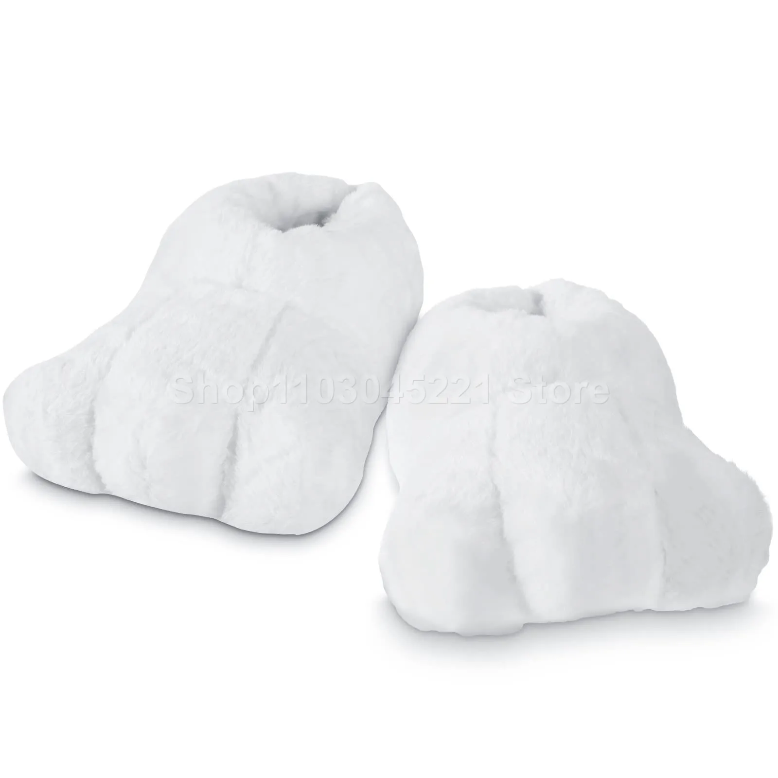 Easter-Adult-Rabbit-Shoes-Rabbit-Feet-Shoes-Rabbit-Feet-Slippers-White ...