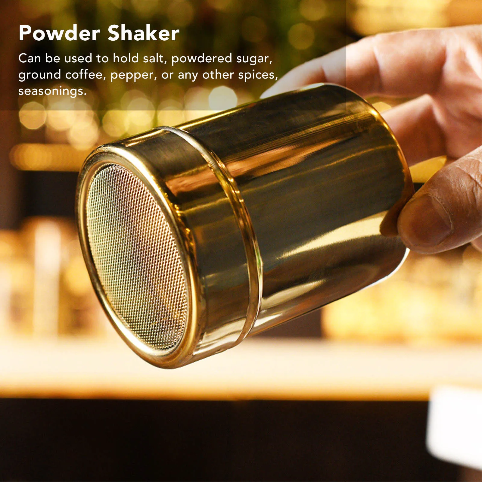 Powder-Shaker-Stainless-Steel-Rust-Resistance-Gold-Fine-Mesh-Powder ...