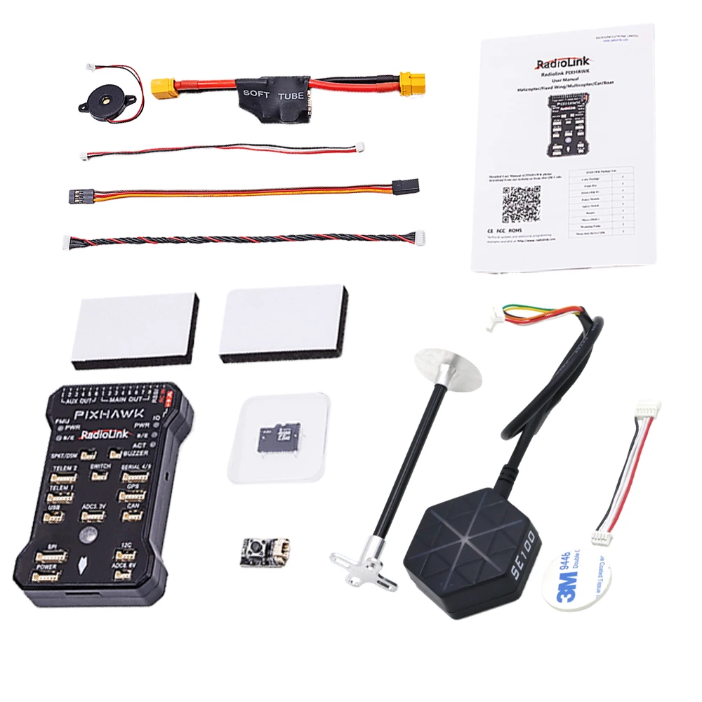 Radiolink-Pixhawk-Flight-Controller-PIX-APM-with-M8N-SE100-GPS-Buzzer ...