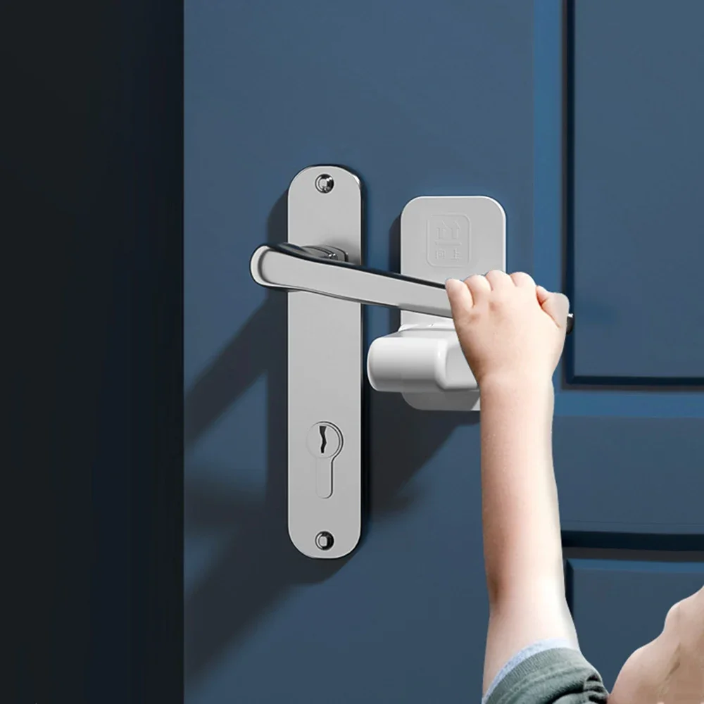 1pc-Universal-Door-Lever-Lock-Child-Baby-Safety-Lock-Rotation-Proof ...