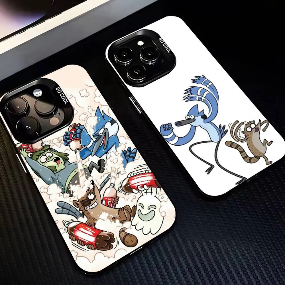 Chill Slacker M-Mordecai and R-Rigby Phone Case For iPhone17,16,15,14 ...