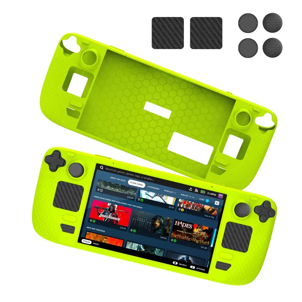 Silicone-Case-Kit-Non-slip-Protective-Cover-With-Rocker-Cap-Touchpad ...