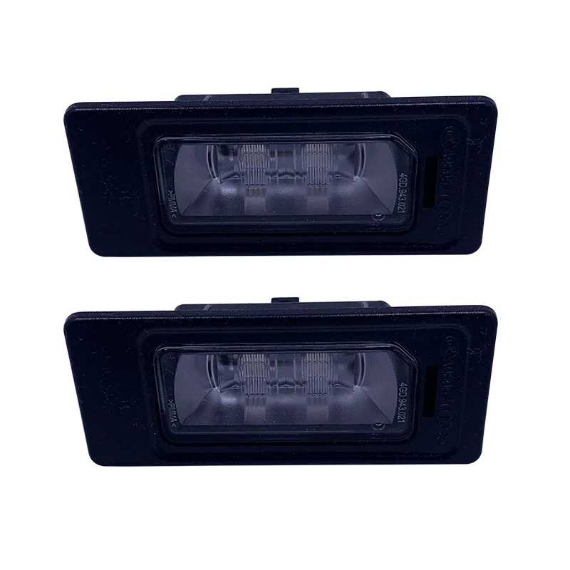 2 Pcs LED License Plate Lamp For Jetta A1 A3 A4 A5 A6 A7 Q3 Q5 TT 4GD ...