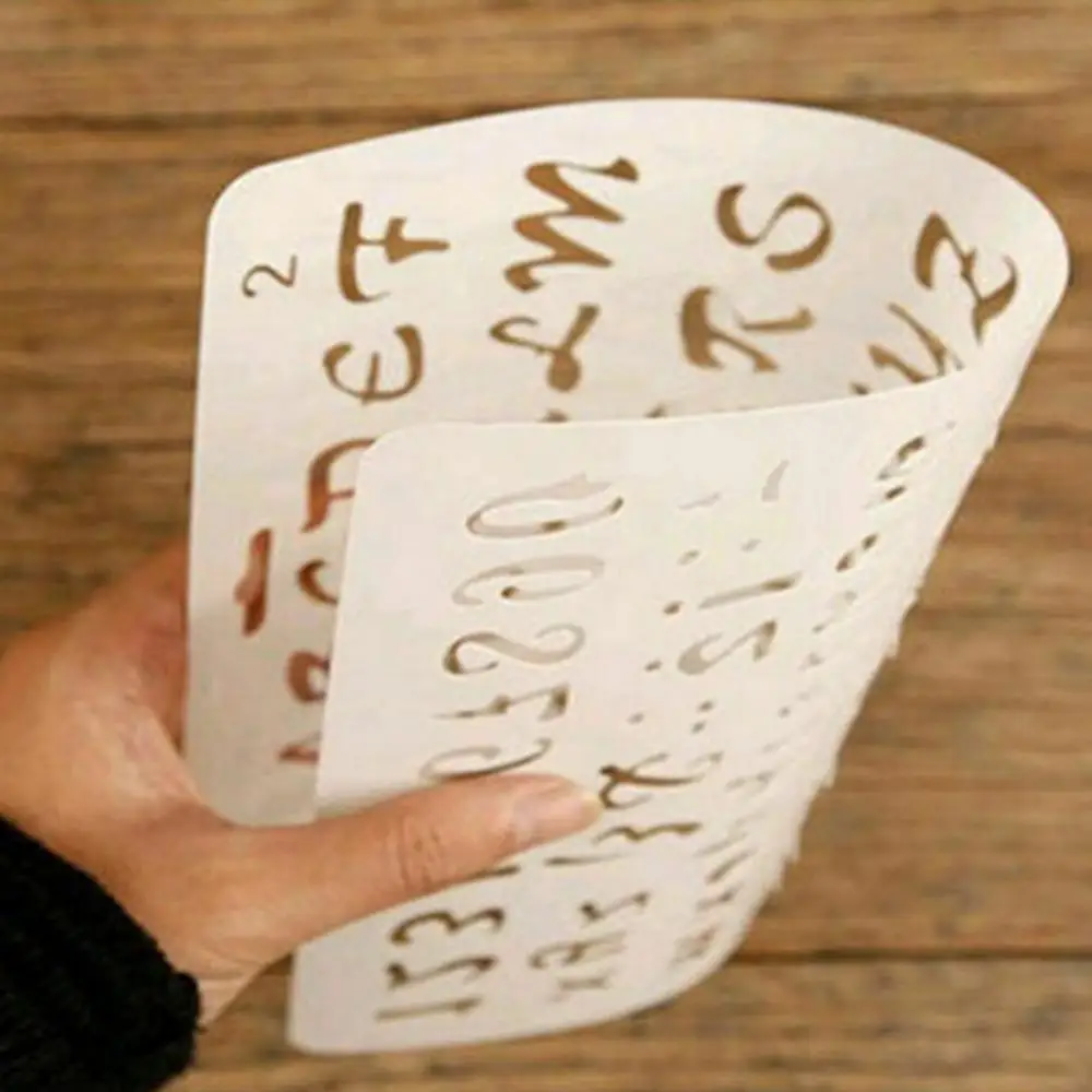 DIY-Ruler-Rulers-English-Alphabet-Number-Scrapbook-Drawing-Template ...