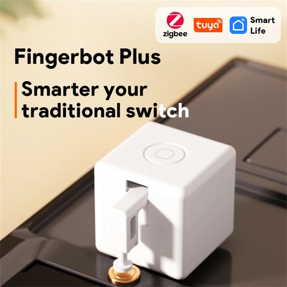 Tuya-Zigbee-Robot-Fingerbot-Plus-con-Bluetooth-interruptor-pulsador-de ...