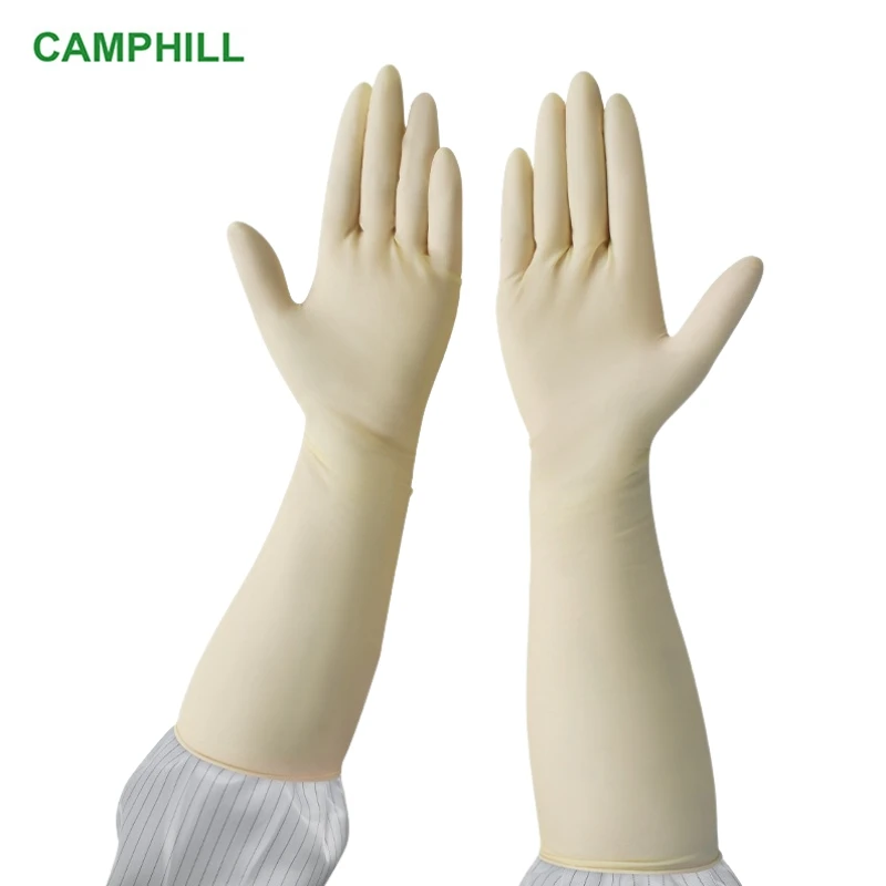 Wholesale 16-inch disposable lengthening thickening latex gloves ...