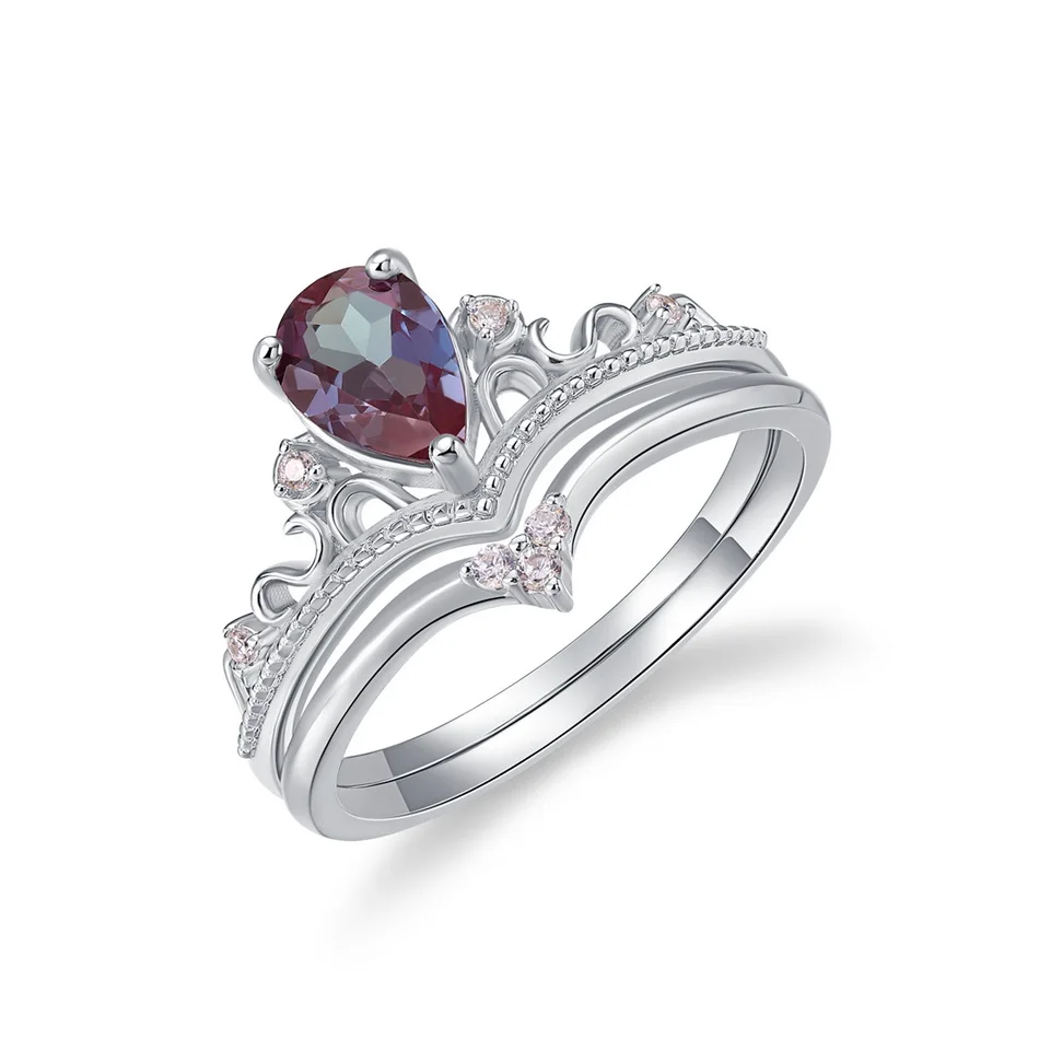 ALLNOEL-Lab-Grown-Alexandrite-Wedding-Rings-for-Women-Color-Change ...