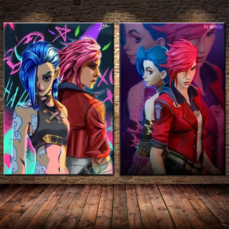 Peinture diamant thème Arcane, série télévisée populaire récente 5d, Kits de points de croix ...