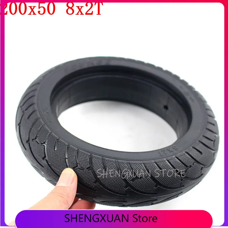 200x50 Solid Tire 8x2t For Speedway Mini 4 Pro Rear Wheel 8 Inch ...