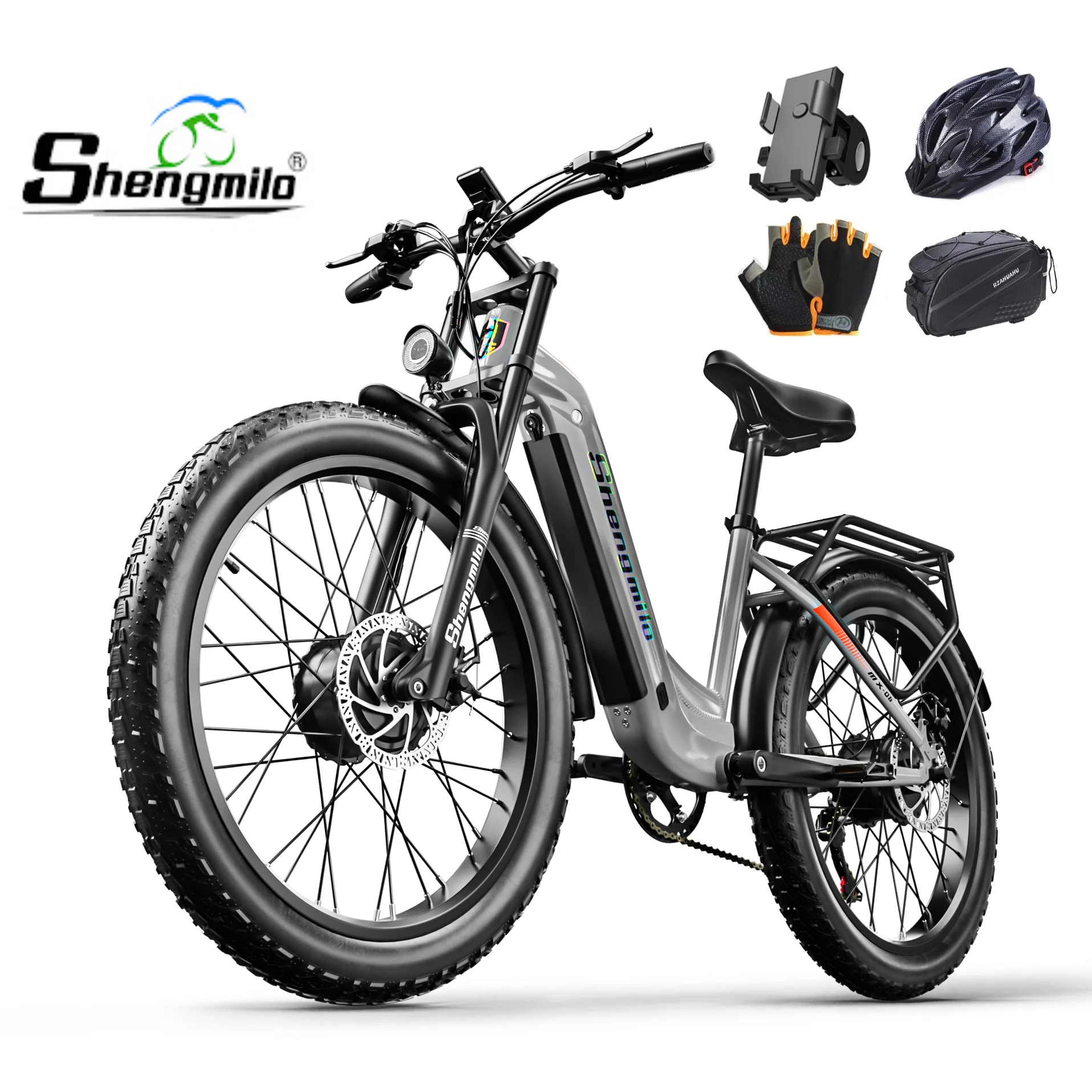 Shengmilo-Mx06-pro-Electric-Bike-2000W-dual-motor-Electric-Bicycle-Fat ...