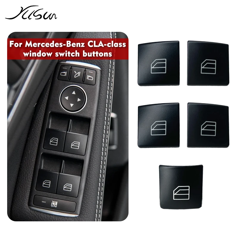 Window-Lift-Switch-Button-Cover-For-Mercedes-Benz-CLA-GLE-GLS-Class-Car ...
