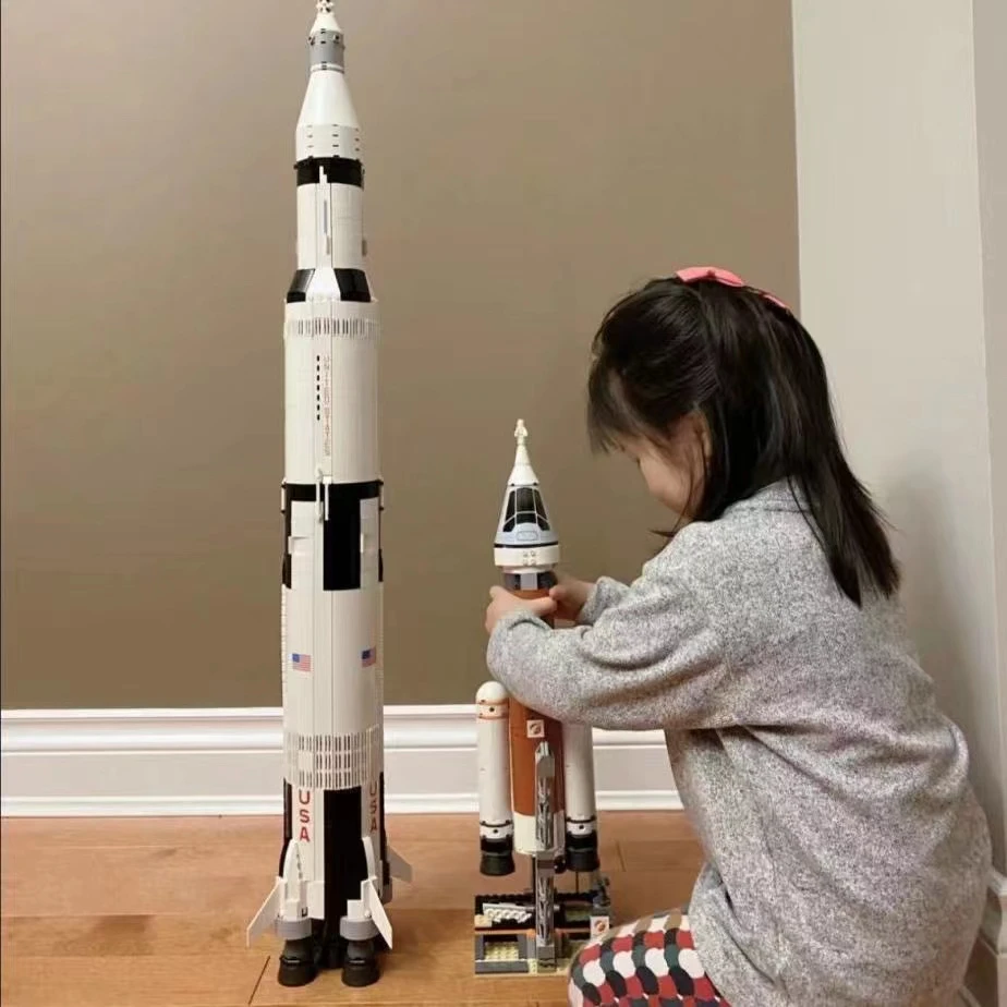 Space Rocket Building Blocks | Space Construction Block | Apollo Bricks ...
