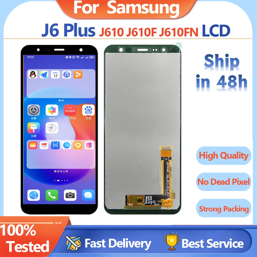 6-0-LCD-For-Samsung-J6-J610-J610F-J610FN-Display-LCD-Screen-replacement ...