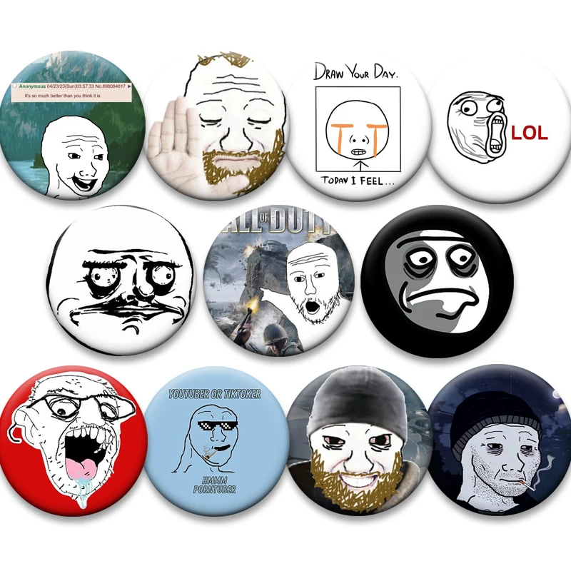 The Wojak Gun Meme Pin That Actually Made Me Laugh in Public — And Why ...