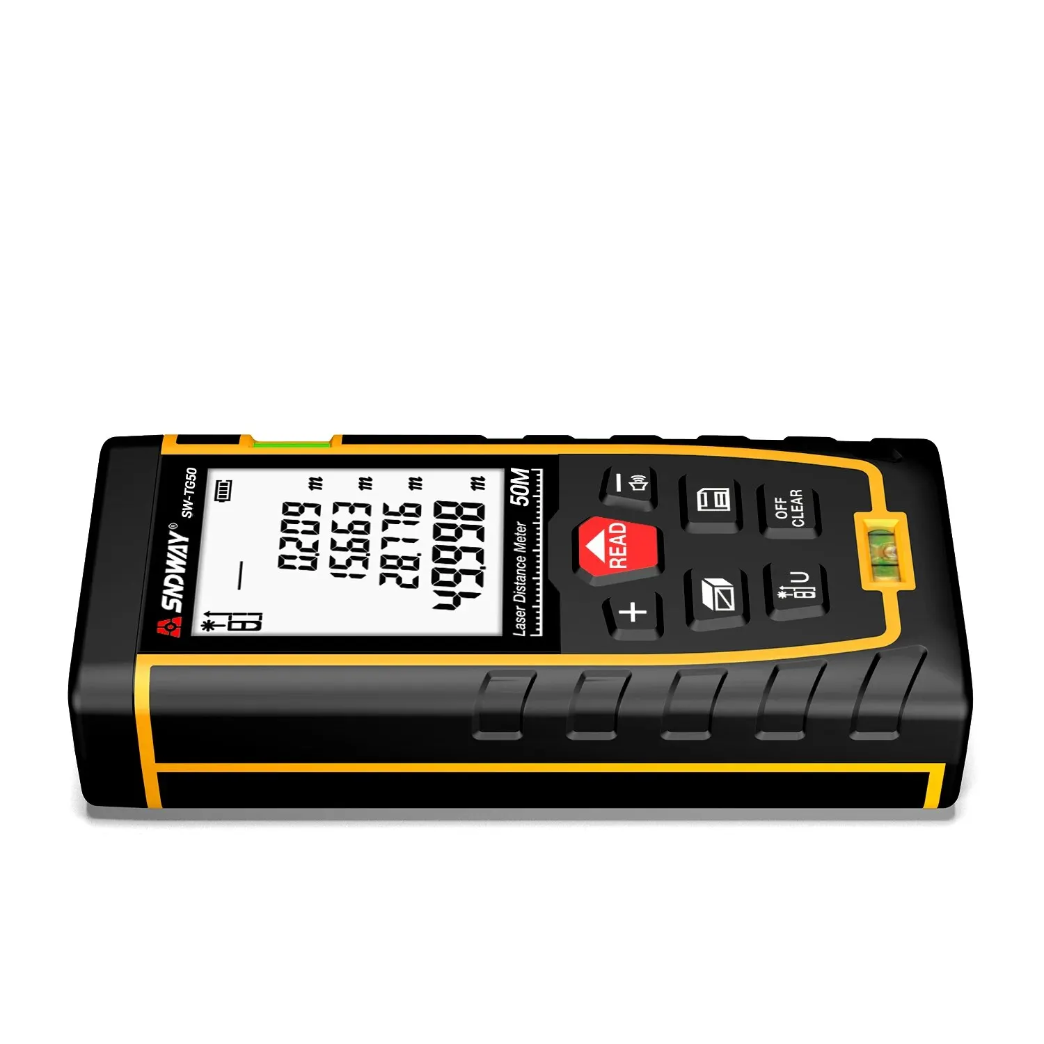 SNDWAY Laser Distance Meter 40M/50M/120M Digital Tape Measure Precision ...