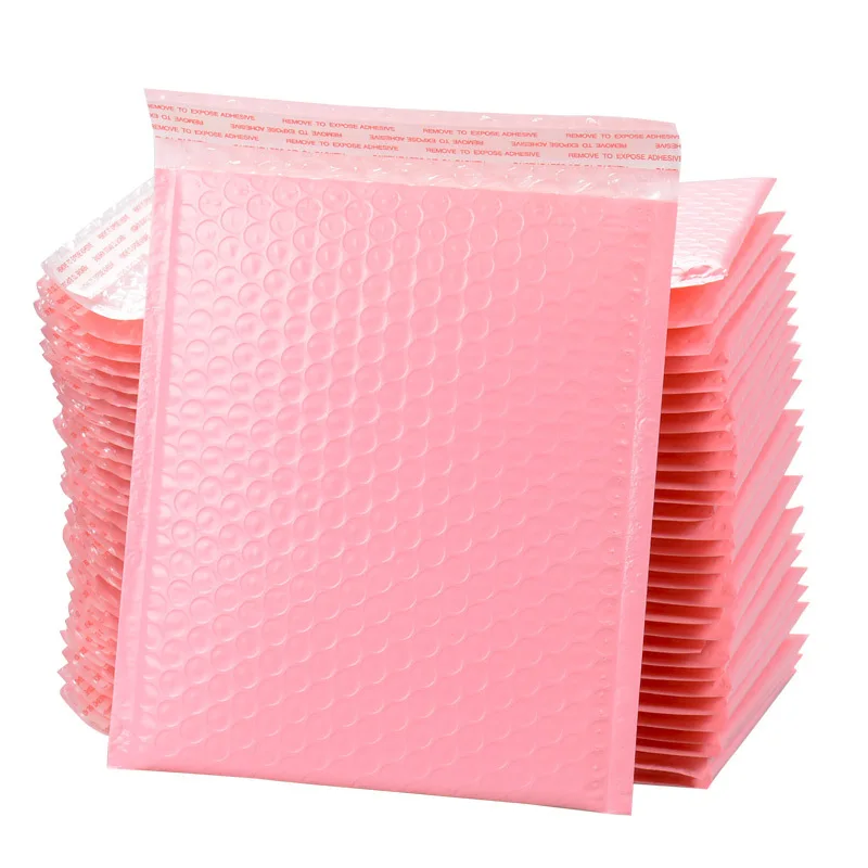 10pcs-Pink-Bubble-Envelope-Bags-Self-Seal-Mailers-Padded-Shipping ...