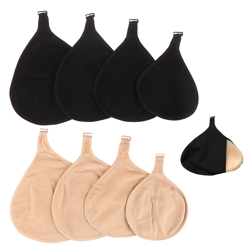 Portable Breast Prosthesis Protective Pocket Soft Breathable Hook ...
