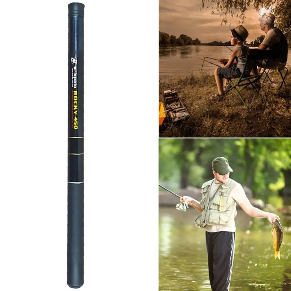 Carbon-Fiber-Telescopic-Fishing-Rod-Fiberglass-Ultralight-Freshwater ...