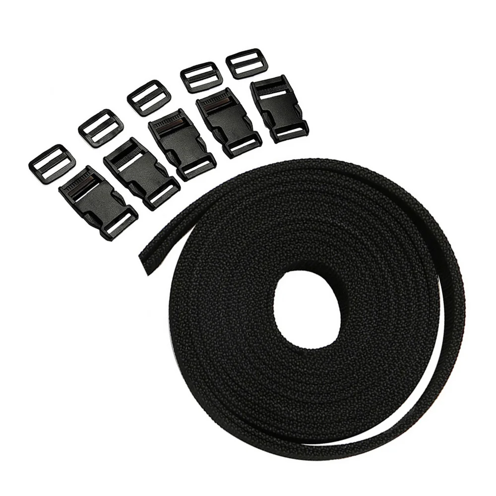 11Pcs-4M-Nylon-Heavy-Webbing-Straps-for-Bags-Making-Plastic-Buckles ...
