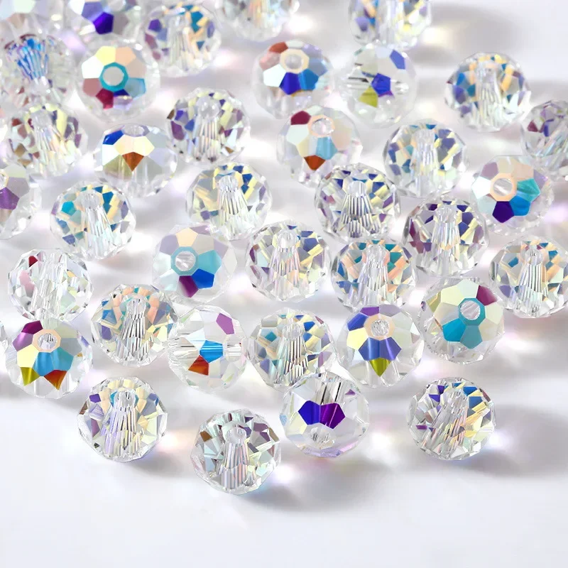 Hot-selling-AAA-electroplated-aurora-glass-crystal-beads-loose-bead-cut ...