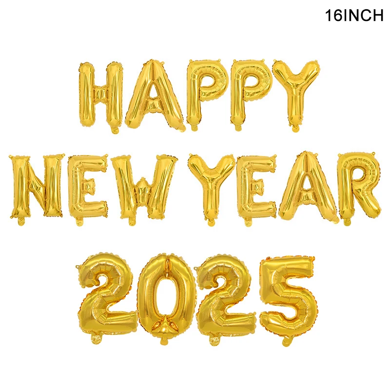 Globos de aluminio con números de corona 2025, decoración para fiesta ...