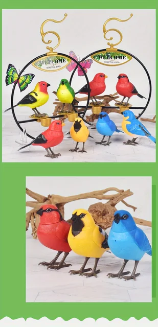 Motion Activated Chirping Bird PowerTRC Motion Sensor Chirping ...