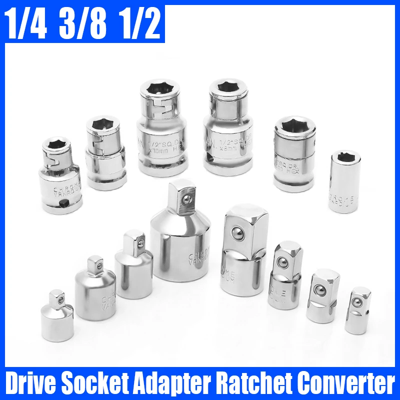 1-4-3-8-1-2-Drive-Socket-Adapter-Square-Hex-Head-Ratchet-Converter ...