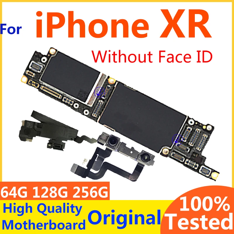 100%Original Unlocked Motherboard For iPhone XR Logic Main Board With ...
