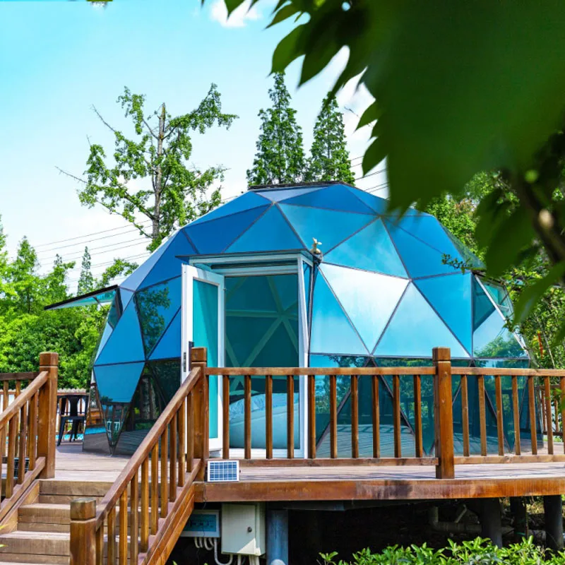 Outdoor Camping Glass Star Ball Tent Hotel Large Camping Glass Ball ...