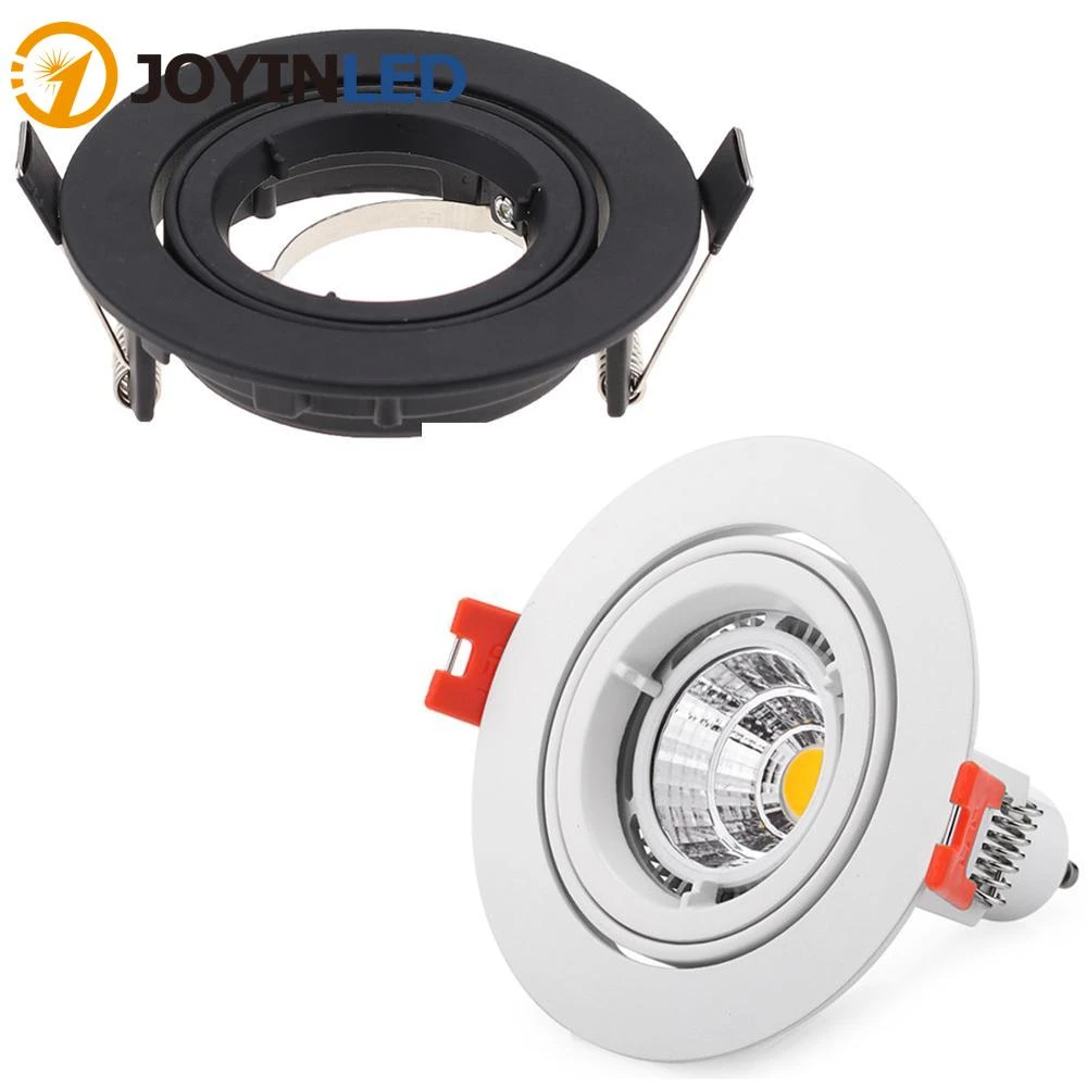 Hot Selling Recessed Adjustable Halogen Light Fixture White Black Color ...