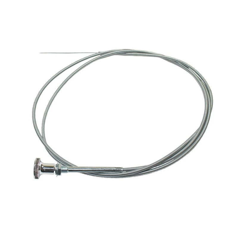 Chrome Universal 6 Ft Carb Carburetor Choke Cable Part For Hot Rat Rod ...
