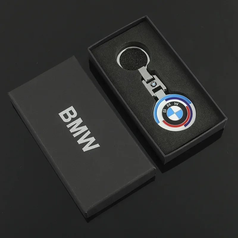 For-BMW-H-Buckle-Double-sided-Enamel-Metal-Key-Chain-Advertising-Car ...