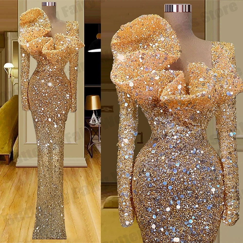 Kad-n-yeni-elbiseler-i-in-muhte-em-abiye-uzun-kollu-parti-k-yafeti ...