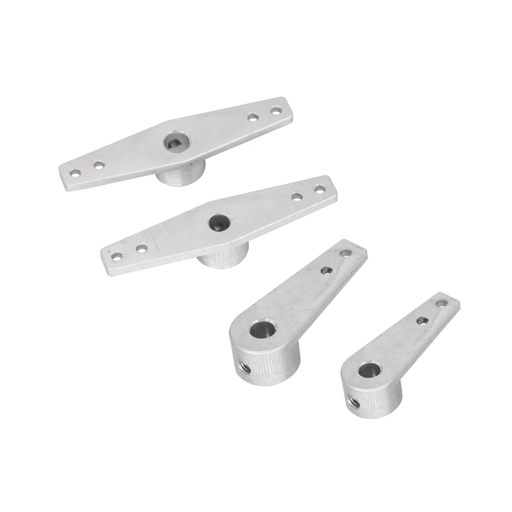 3mm-4mm-5mm-Hole-Servo-Arm-Metal-CNC-Rudder-Rocker-Arm-For-RC-Boat ...