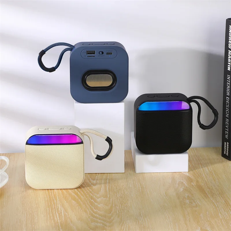 Mini-Wireless-Bluetooth-Speakers-Creative-with-TF-Card-USB-RGB-Light ...