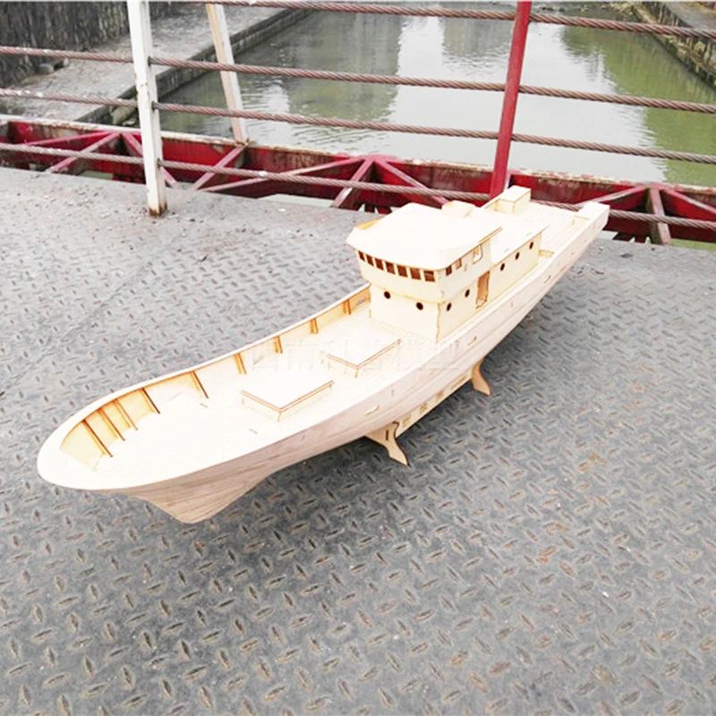 1/30 110cm Trawler Model Wooden Boat Model Kit Diy Hand-assembled Frame ...