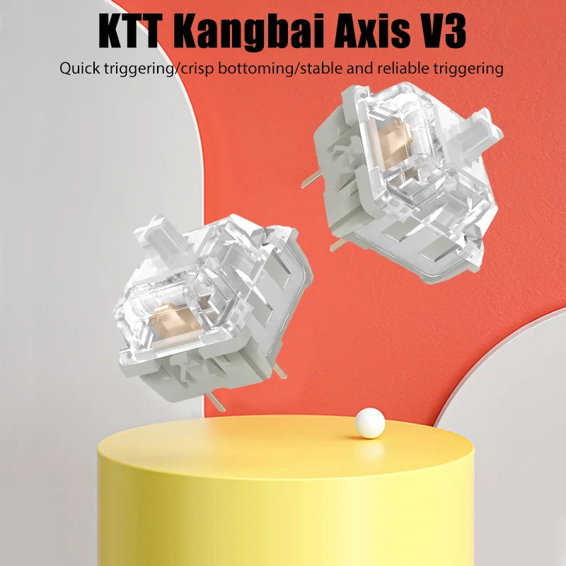 KTT-Kang-White-V3-Switches-Mechanical-Keyboard-accessories-Switch-3Pin ...