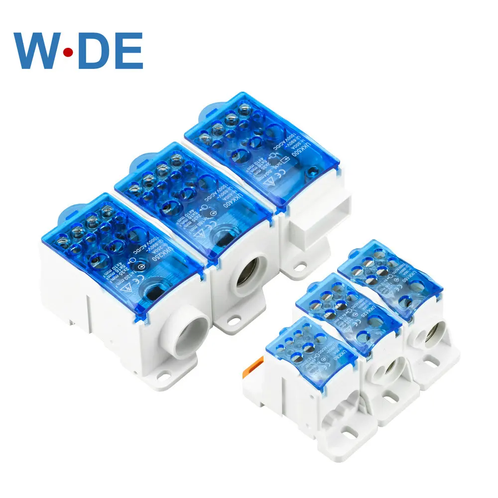 Din-Rail-Distribution-Box-Block-One-In-Multiple-Out-UKK-Power-Universal-Electric-Wire-Connector ...