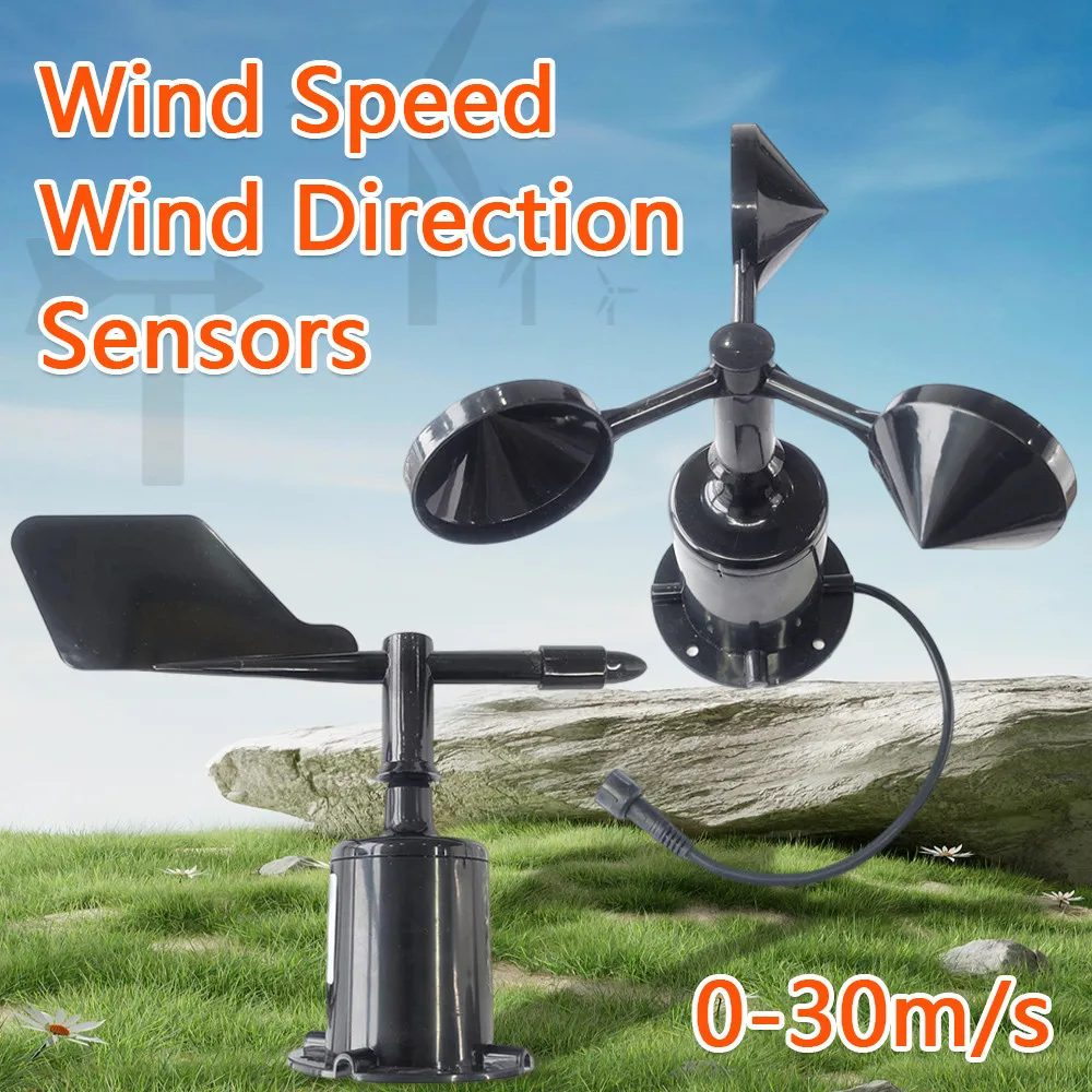30m-s-Polycarbon-Wind-Speed-Direction-Sensor-Weather-Station-Outdoor-3 ...