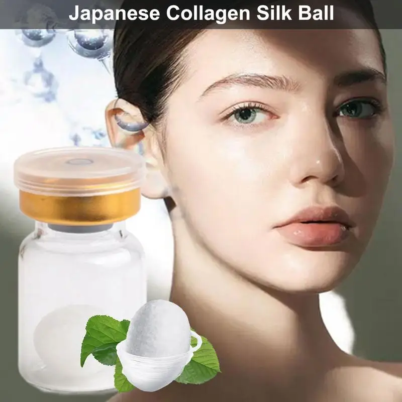 Japanese Silk Collagen Ball Moisturizing Revitalizing Water Soluble ...