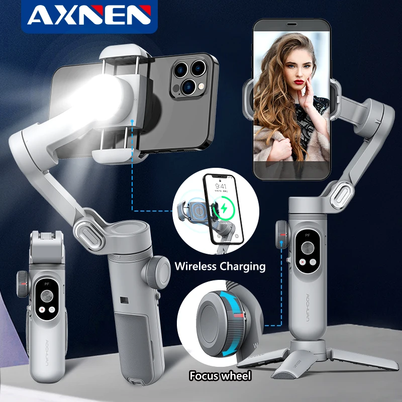 AXNEN-3-Axis-Handheld-Gimbal-Wireless-Bluetooth-Phone-Gimbal-Stabilizer ...