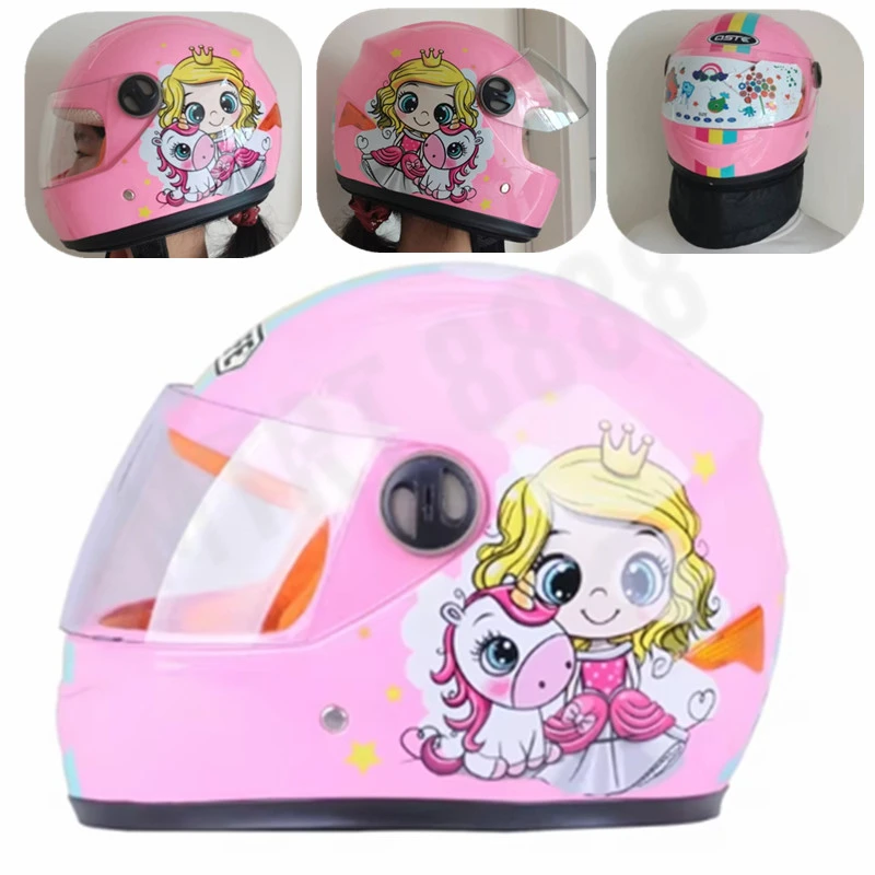 Casco-para-ni-os-cascos-de-motocicleta-casco-para-Scooter-sombrilla ...