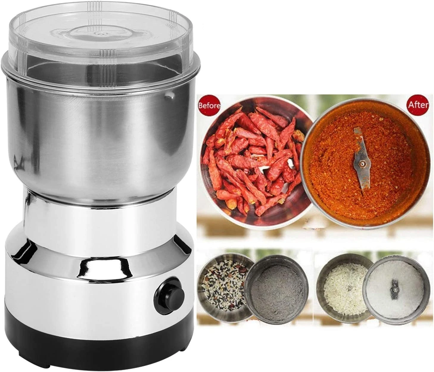 Electric-Coffee-Grinder-Household-Portabl-Pepper-Legumes-Bean-Grinding ...