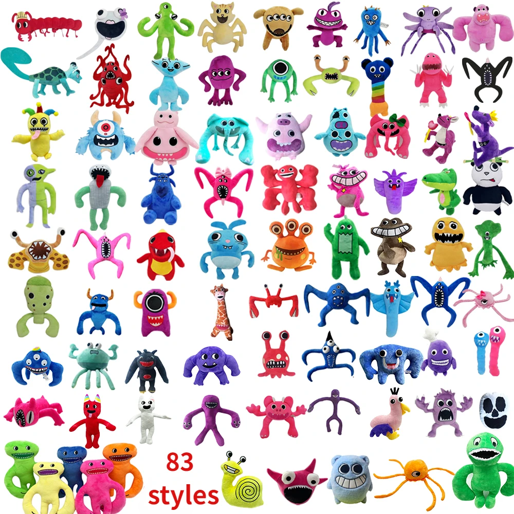 【in Stock】colourful Garten Of Banban Plush Toys Horror Game Figure Doll ...