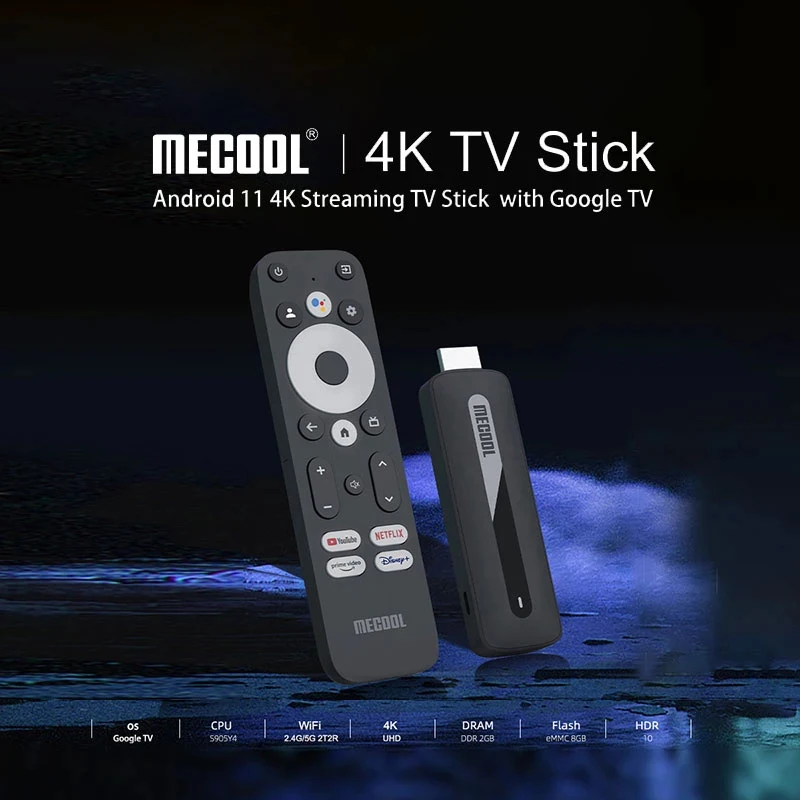 Mecool KD3 4K TV Stick Android 11 Amlogic S905Y4 with Dolby Audio2G+8G ...