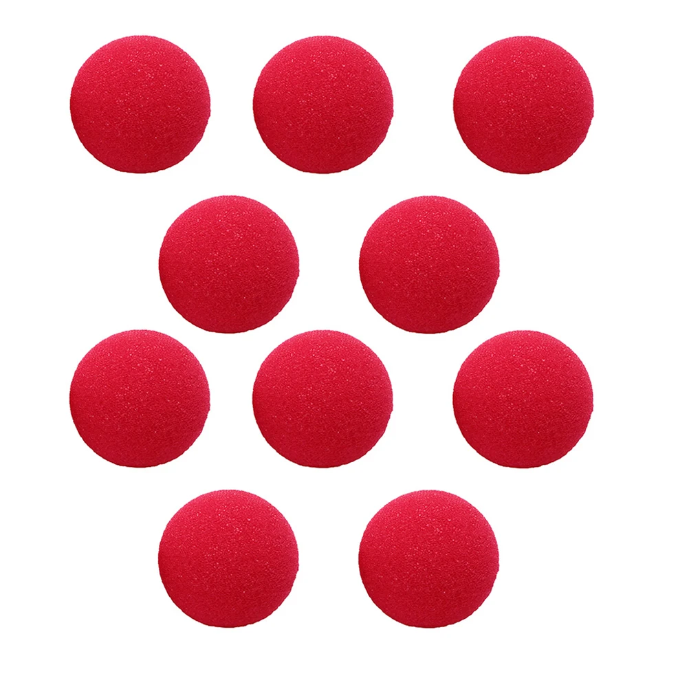 10-Decorative-Clown-Nose-Makeup-Halloween-Decorationss-Balls-Party ...